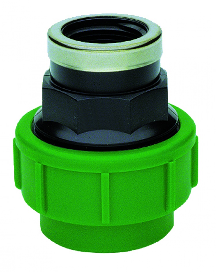 PE koppeling 25x1/2 - Tyleen koppeling PE Schroefbus binnendraad - VDL
